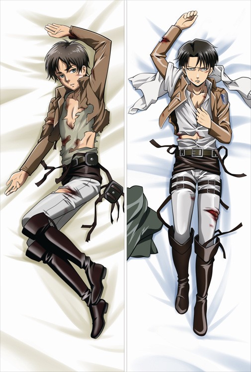 50% Discount Attack on Titan Levi Ackerman Anime Dakimakura Body Pillow ...