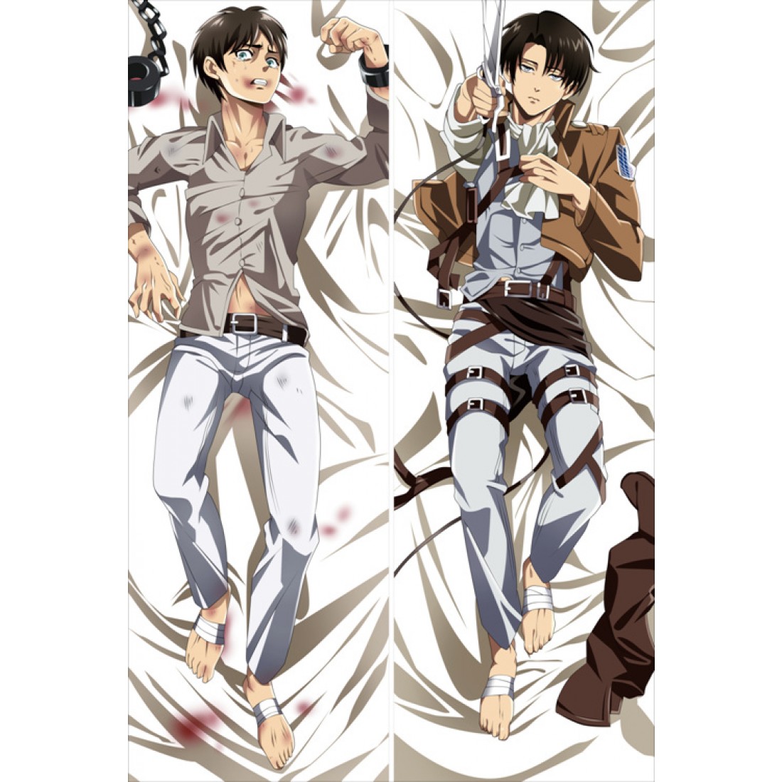 50% Discount Attack on Titan Levi Ackerman Anime Dakimakura Body Pillow ...